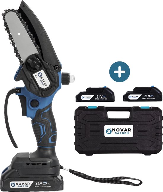 NovarGarden® Mini Kettingzaag NG2 - Automatische Kettingsmering ...