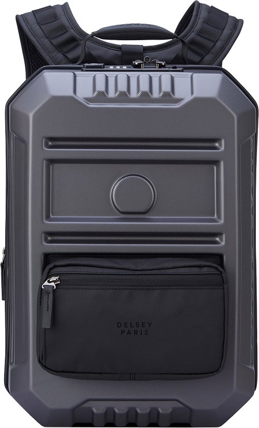DELSEY PARIS Rugzak Rempart Expandable Hybrid Backpack 22L Anthrazit ...