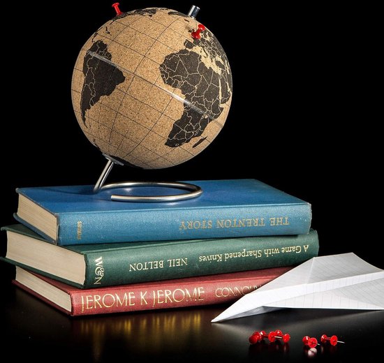 Mini kurk wereldbol - houden reizen avonturen herinneringen - leerzame ...