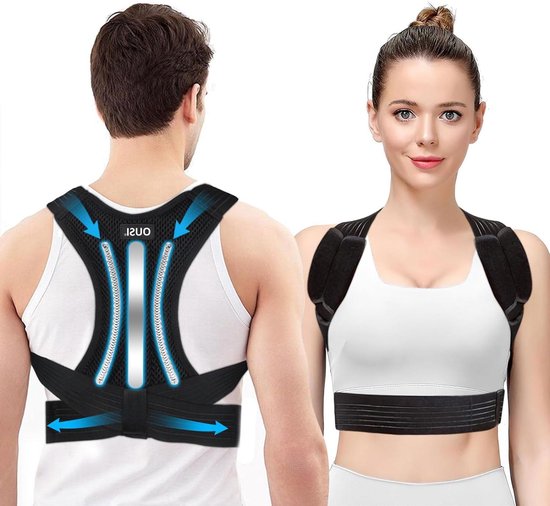 Rug rechthouder rugsteun riem houdingscorrectie dames heren - ruggordel ...
