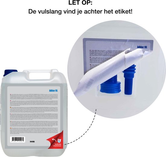 Lindemann Adblue 2x 10l - Inclusief Handige Vulslang (Achter Etiket) - ISO 22241... | bol