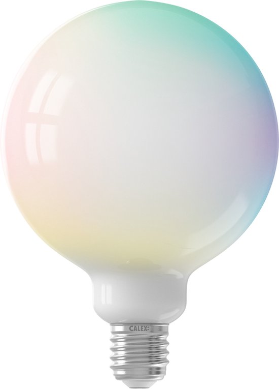 Calex Smart LED Filament Softline Globelamp G125 RGB+CCT E27 - 5.5W | bol