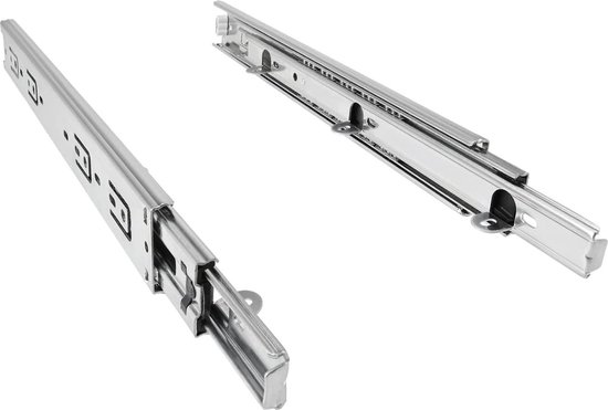 Volledig uittrekbare Telescopische Rails - 1 paar KV4-45-H45-L350-NF ...