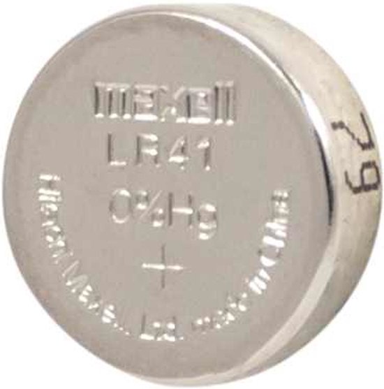 Maxell - LR41 - Knoopcel batterij - Geschikt voor kleine elektronische ...