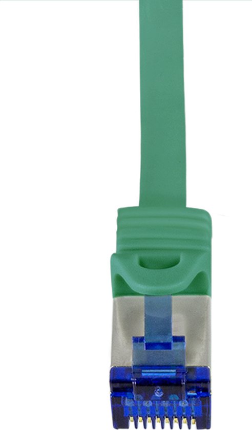 LogiLink C6A115S RJ45 CAT 6A S/FTP 20.00 m Groen 1 stuk(s) | bol