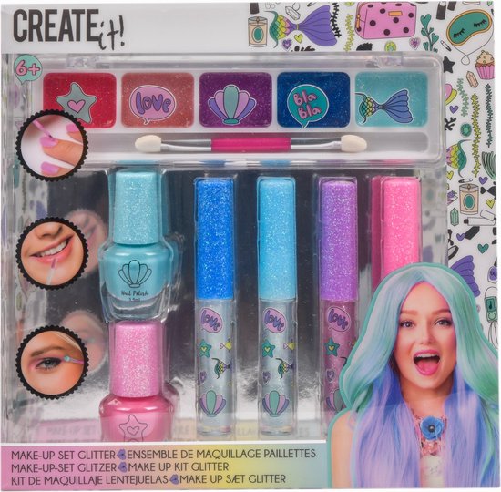 Create it! - Make-up Set Mermaid | bol