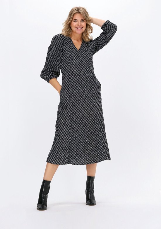Lollys Laundry Lake Dress Jurken Dames - Rok - Jurk - Zwart - Maat XS | bol