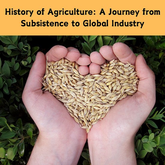 History of Agriculture: A Journey from Subsistence to Global Industry ...
