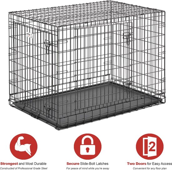 bench hond Ultima Pro Series 106,68 cm lange hondenkrat; extra sterke ...