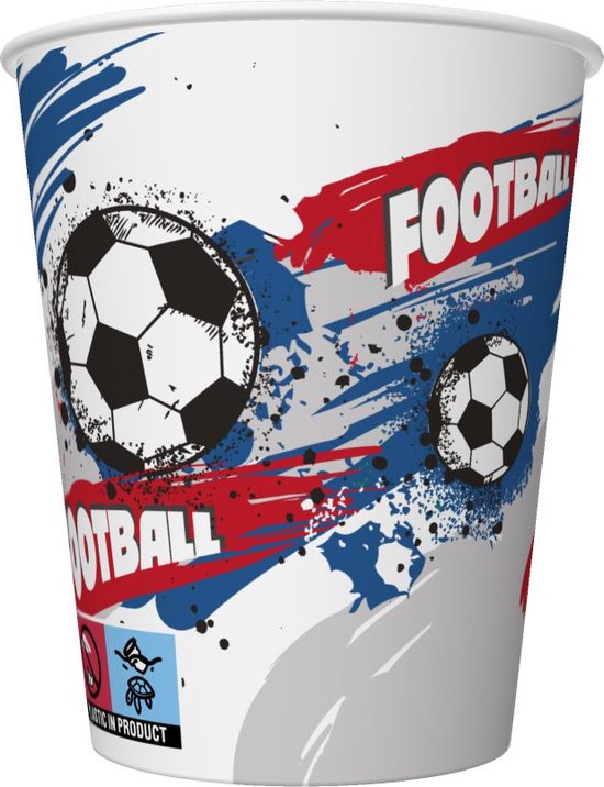 Papieren bekers - For Football Lovers - Voetbal | bol