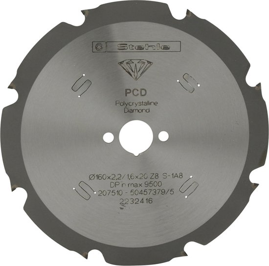 CIRKELZAAGBLAD 160X20 Z=8 VOOR FERMACELL /ROCKPANEL | bol