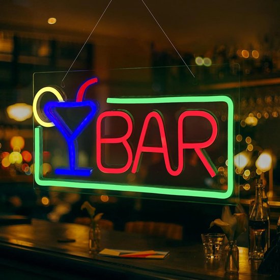 LED Neon BAR Lamp –Neon Wandlamp- De Perfecte Sfeermaker voor Thuis en ...