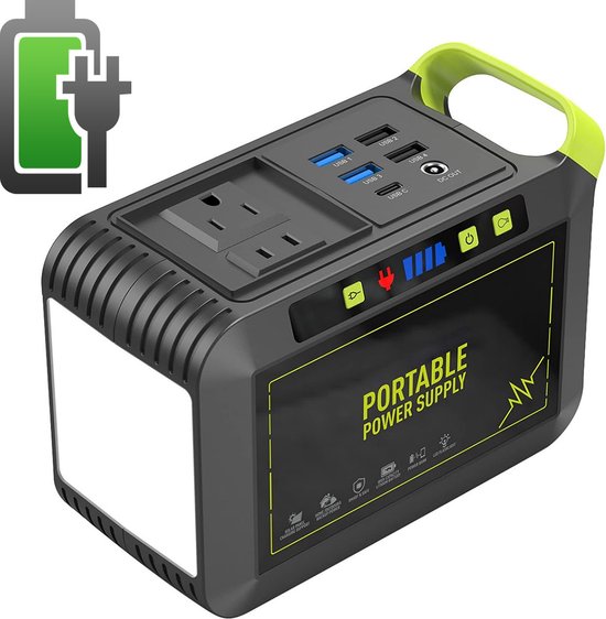 MKSS® Powerstation - Generator - Zwart met Groen | bol