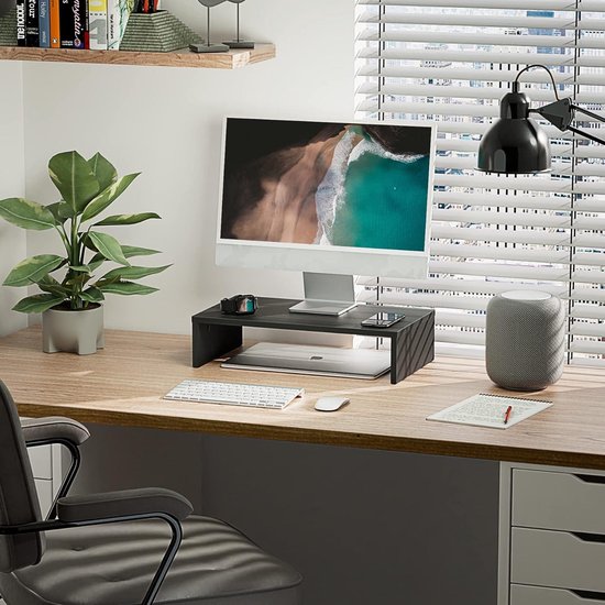 Houten Monitorstandaard PC Laptop Computerscherm Verhoger ...
