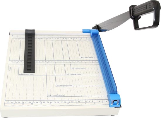 Metaal Hefboomsnijder A4 snijmachine voor foto's, karton en papier | bol