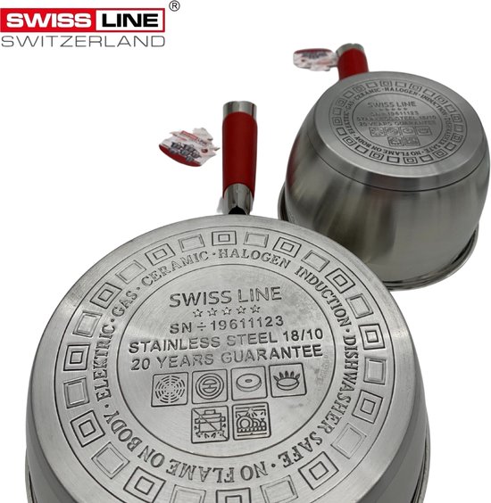 Swiss Line - 12-delige kookpannenset | bol
