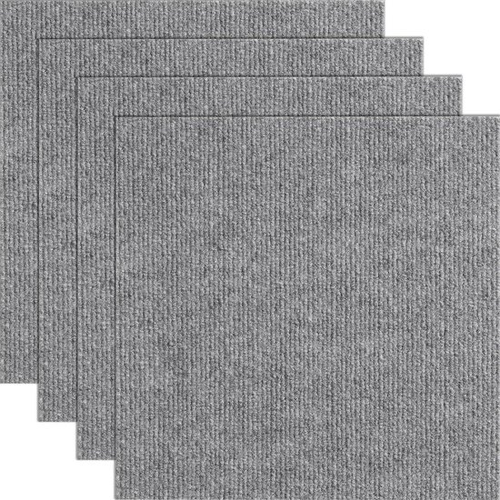 Tapijttegels zelfklevend - 30x30 cm - Voor binnen en buiten - 12 stuks ...