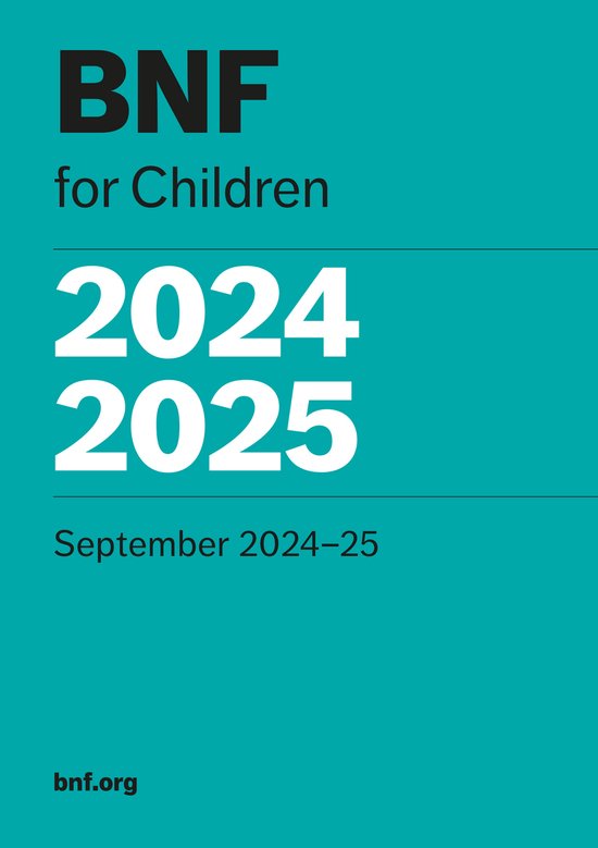 BNF for Children (BNFC) 2024-2025 | 9780857114792 | Boeken | bol