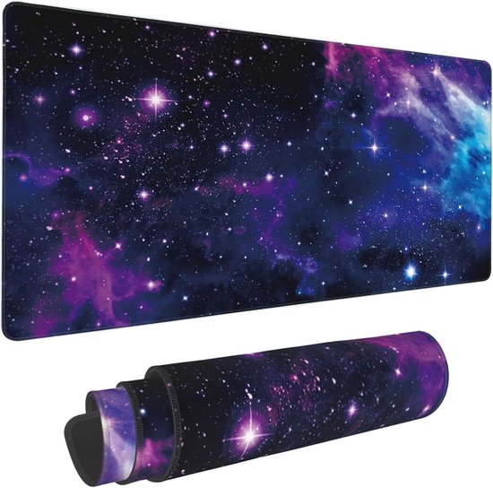 Groot 35 x 157 inch Bureaumat Galaxy Nebula Universe Space Extended ...