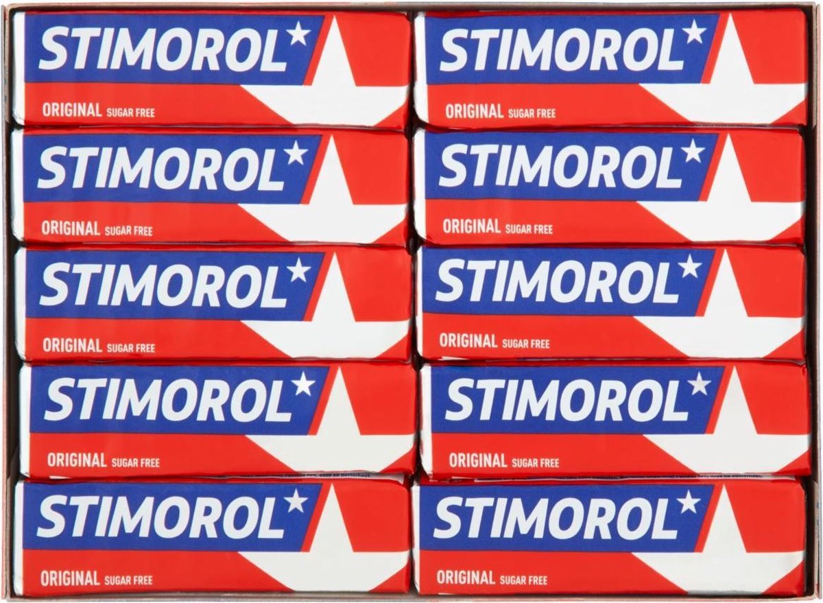 Stimorol Kauwgom original 8 stuks per pak, doosje 30 pakken | bol.com