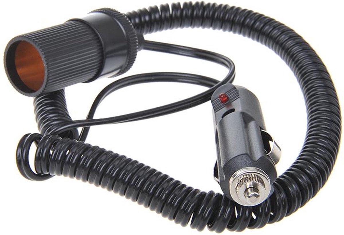 Verlengsnoer v.v. 4m kabel, 12V stekker en 12V contrastekker | bol.com