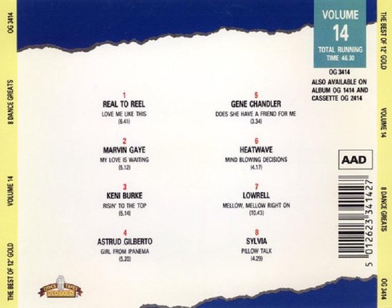 Best Of 12 Inch Gold (Volume 14), Best Of 12 Inch Gold (Volume 14) | CD ...