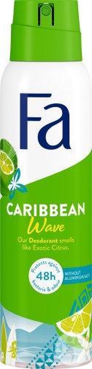 Fa Caribbean Lemon - Deodorant Spray - Voordeelverpakking - 6 x 150 ml ...