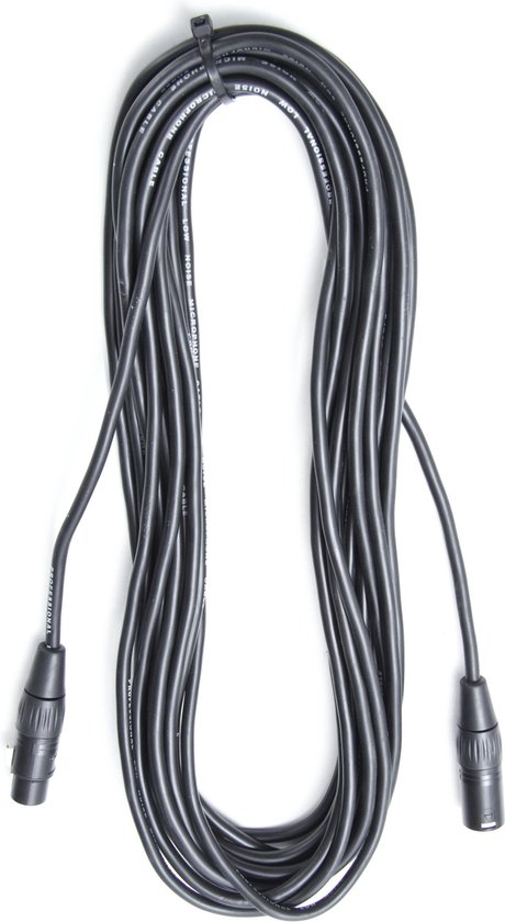 DAP Audio XLR kabel 10m - Microfoon Kabel XLR - 10m (Zwart) | bol