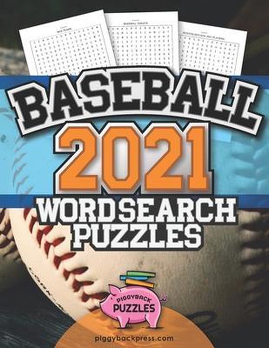 Word Search Puzzles for the 2021 Major League Baseball Season and ...
