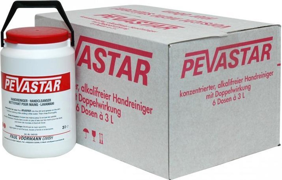 Pevastar Handreiniger Rood 3ltr | bol