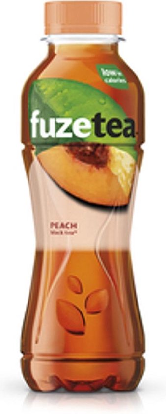 Fuze Tea - Black Tea - Peach - Pet fles - 12x40 cl | bol