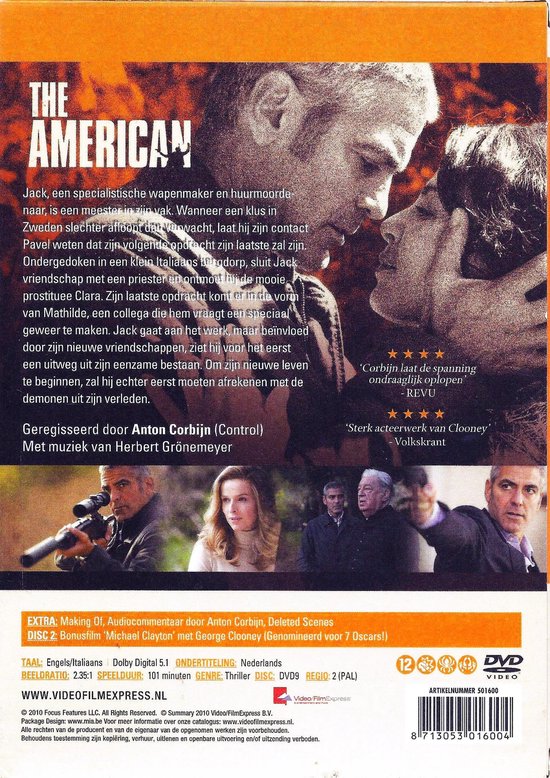 The American (Dvd), George Clooney | Dvd's | bol