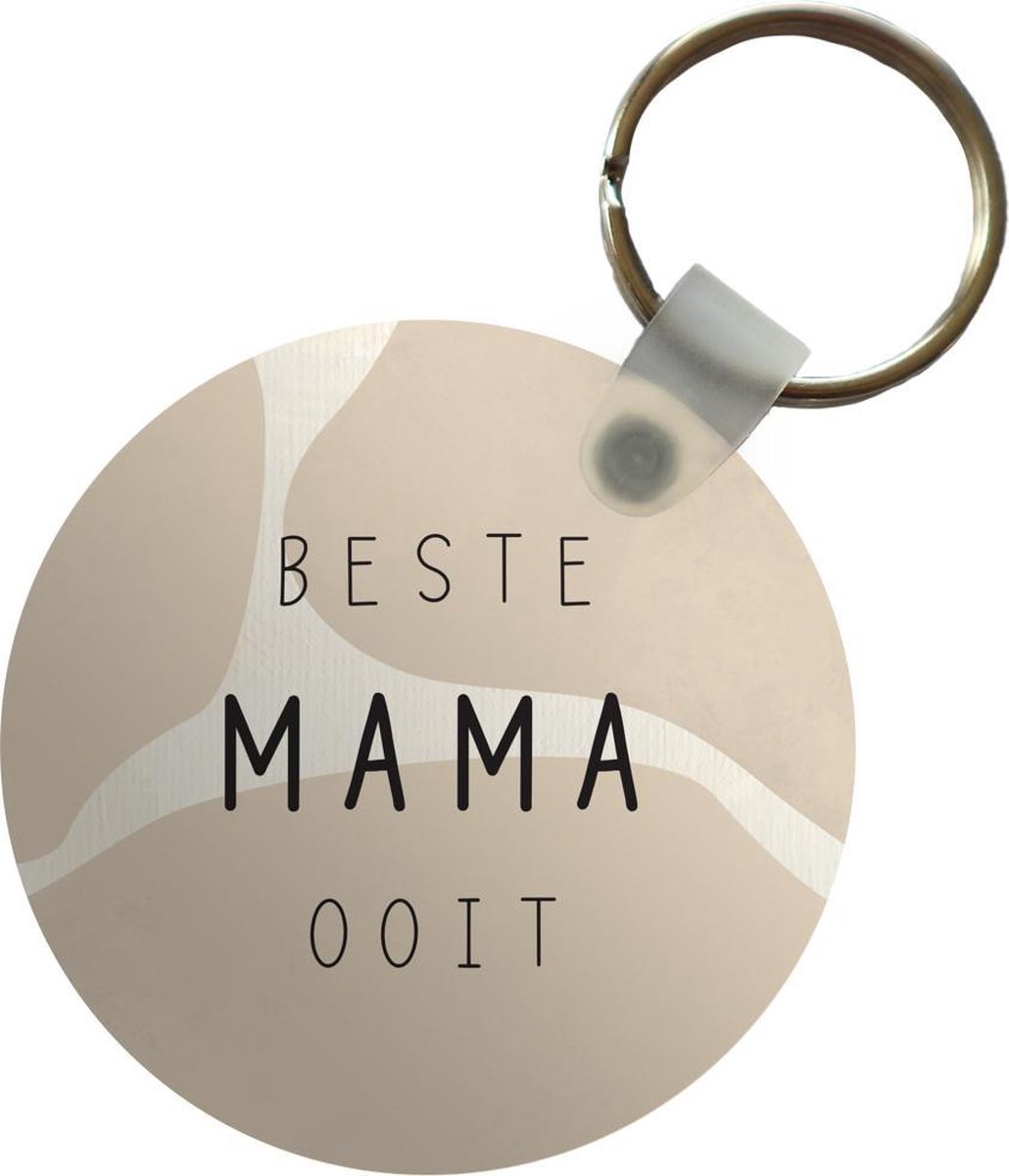 Sleutelhanger - Spreuken - Beste mama ooit - Quotes - Moeder - Plastic ...