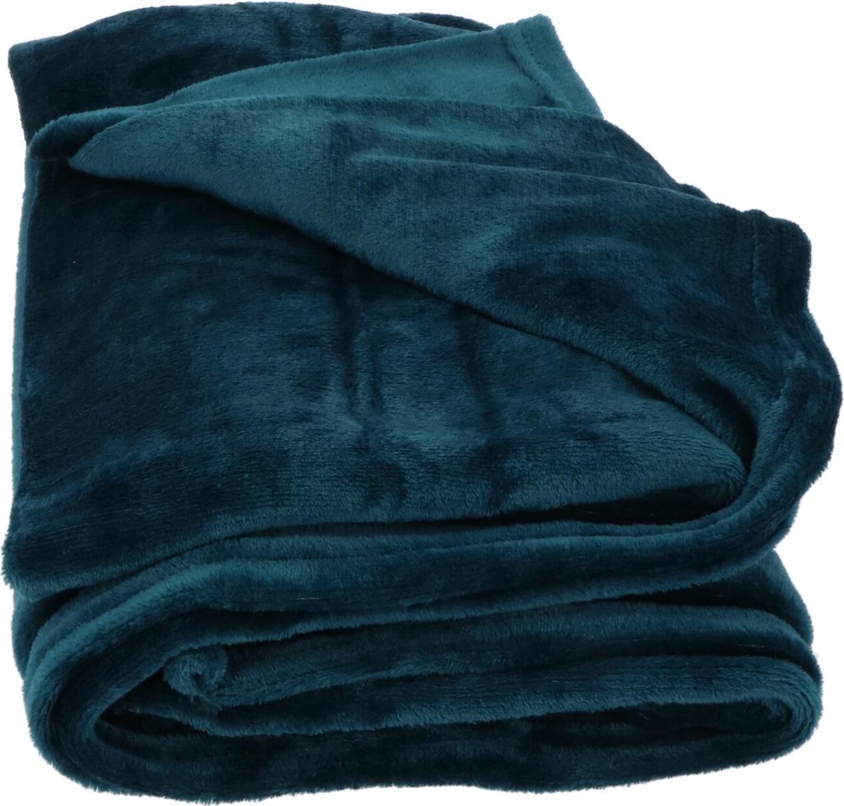 4goodz super Zachte en Grote Fleece Plaid - 180x220 cm - Blauw | bol