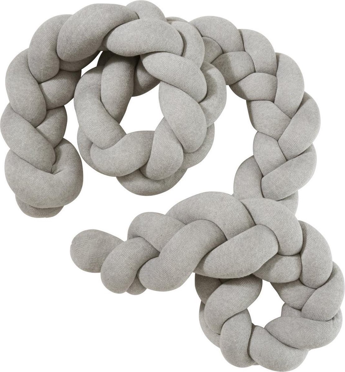 Lit Bébé Bumper tressée XL GRAY, parc à bébé surround, protecteur de ...