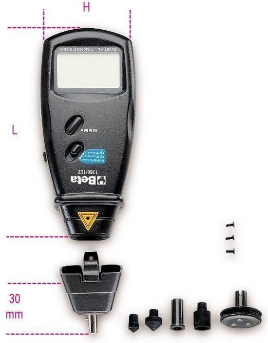 BETA 1760 /TC2-DIG.TOERENMETER TACHOMETER | bol.com