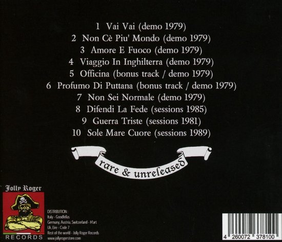 Strana Officina - Rare & Unreleased (CD), Strana Officina | CD (album ...