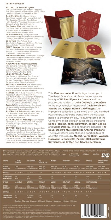 Royal Opera House - The Royal Opera Collection (22 DVD), various ...