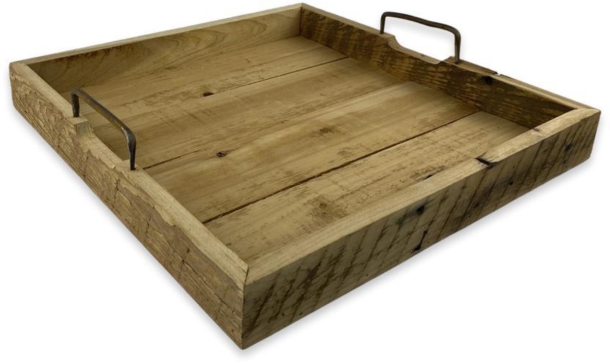 Dienblad | Houten dienblad square van WDMT™ | 40 x 40 x 5 cm | Stijlvol ...