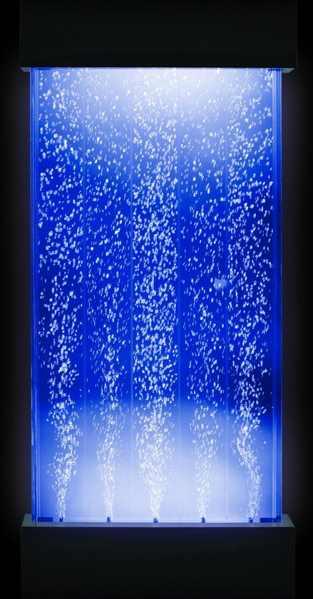 Snoezellamp Snoezelwand (120 cm) Chroom -Bubbelbuis- Sensorische ruimte ...