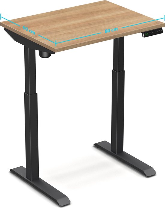 Bureaublad los - 120x60 cm - havanna | bol