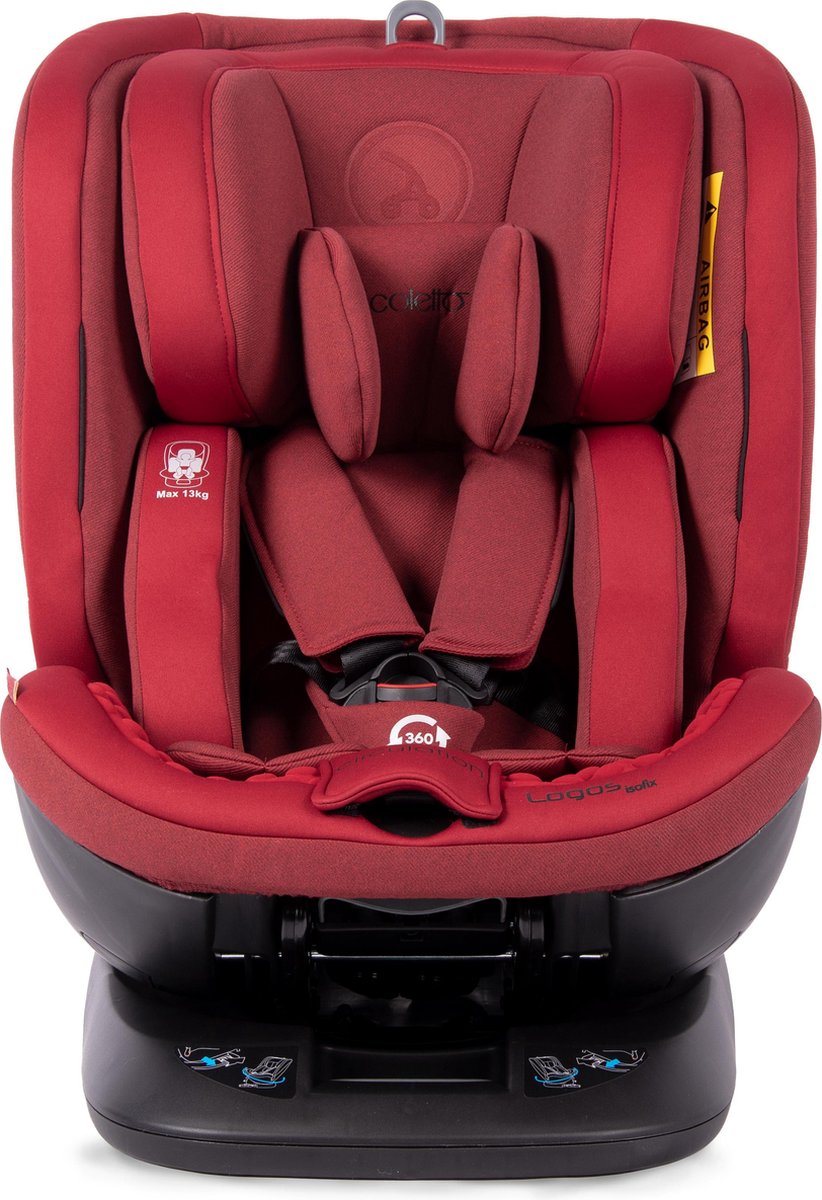 Hibaby Logos Isofix - Autostoel - 360° Graden Draaibaar Autostoel - 0 t ...
