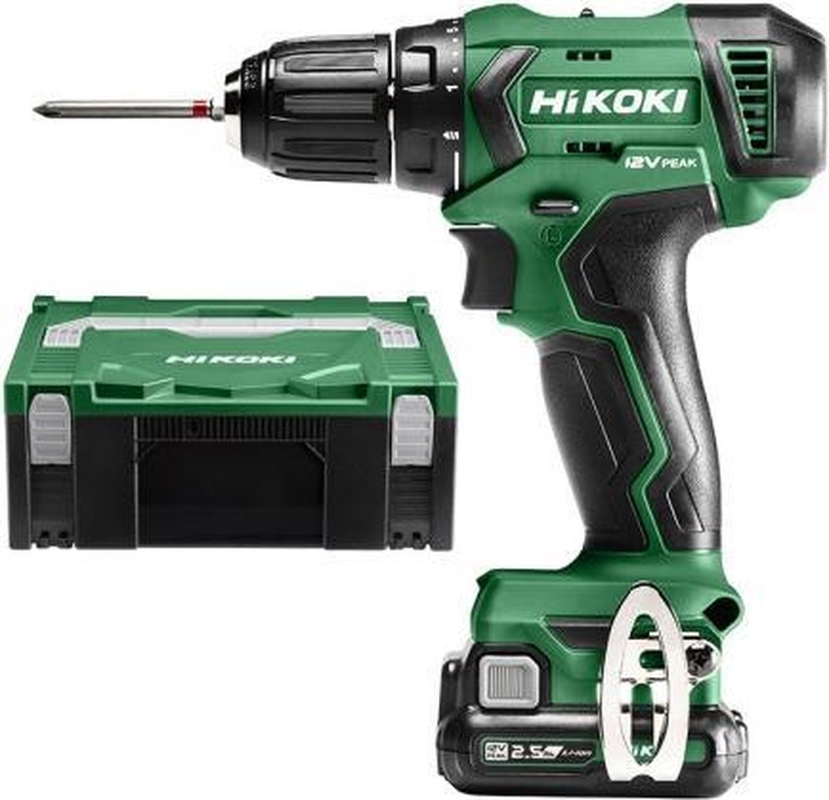 HiKOKI 12V Accu Boor-schroefmachine DS12DA WEZ in HSC II systainer ...