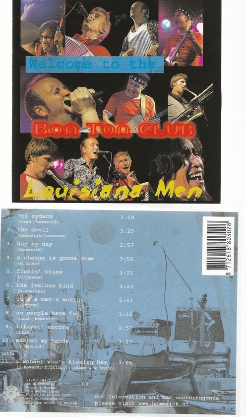 Homesick & The Louisiana Men - Welcome To The Bon Ton Club (CD), Onbekend | CD (album)... | bol.com