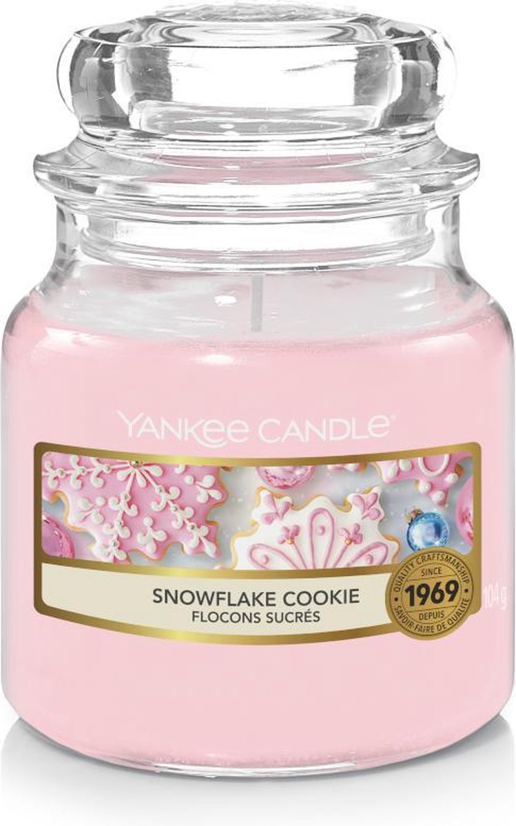 Yankee Candle Snowflake Cookie Small Jar | bol.com