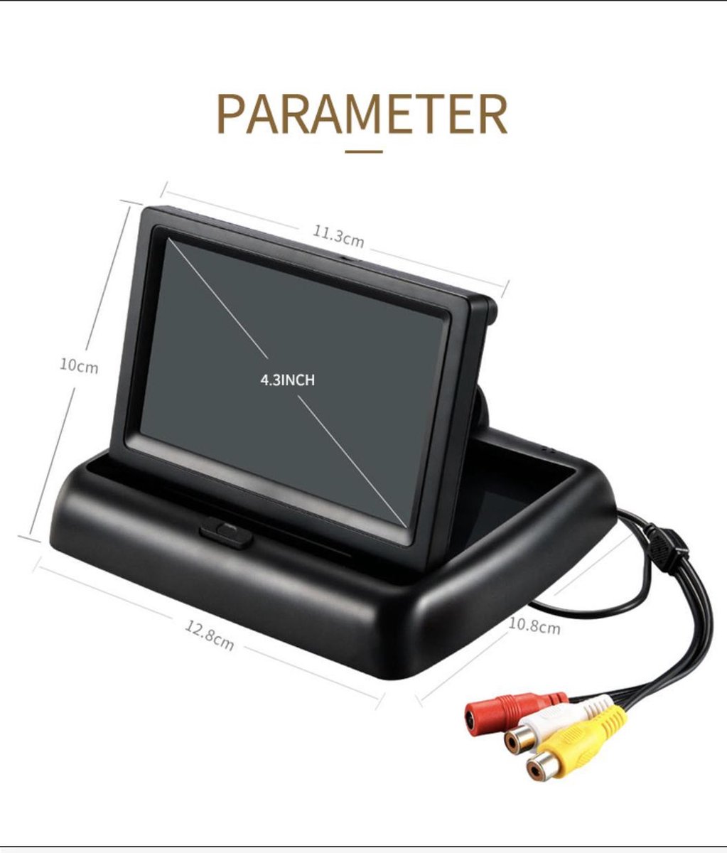 Yoelbaer Draagbare Display 4.3 Inch Color LCD TFT Monitor | bol.com