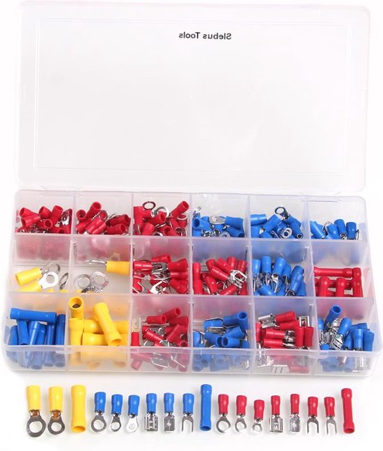 Kabelschoenen assortimentsdoos - 300-delig - AMP - Geïsoleerd ...