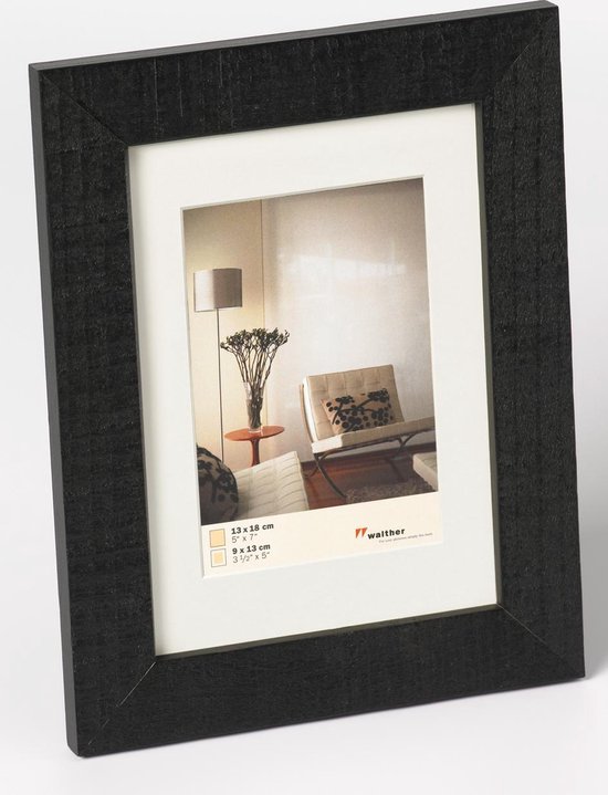 Walther Design Home - Fotokader - Fotoformaat 20 x 30 cm - Zwart | bol.com