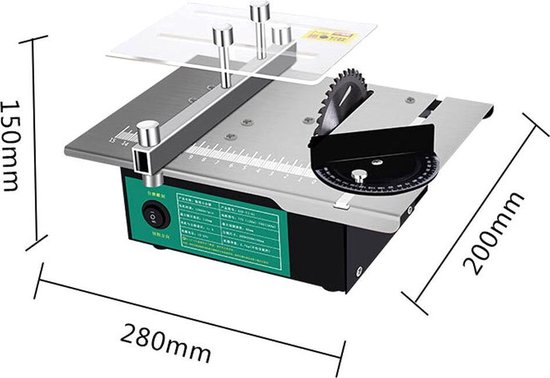 Toolz® Compacte Tafelcirkelzaag | Multifunctionele Mini Tafelcirkelzaag ...