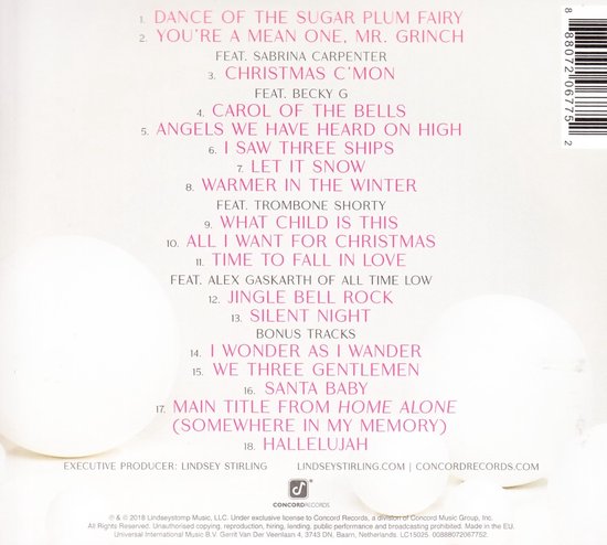 Lindsey Stirling - Warmer In The Winter (CD) (Deluxe Edition), Lindsey ...